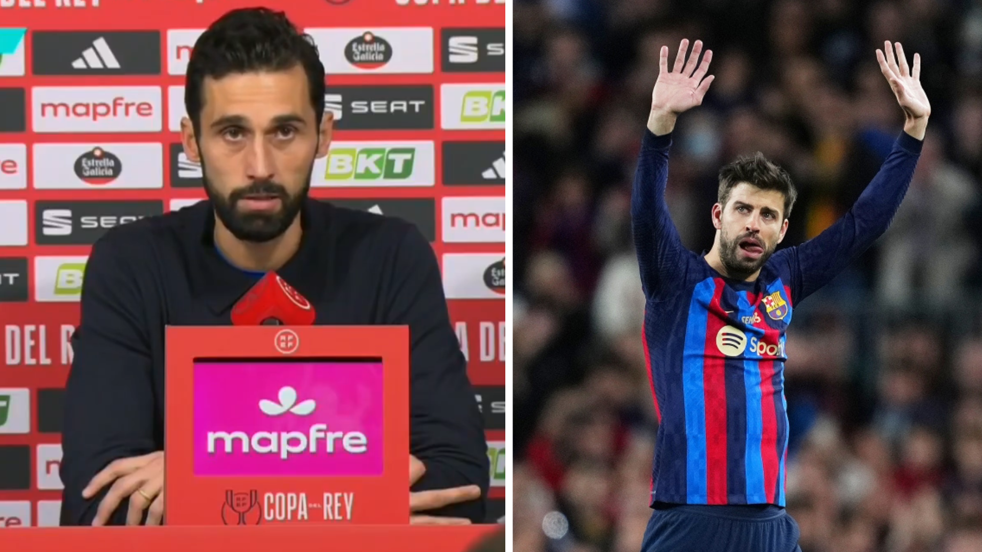 'Good debut' - Gerard Pique reignites long-running feud with Alvaro ...